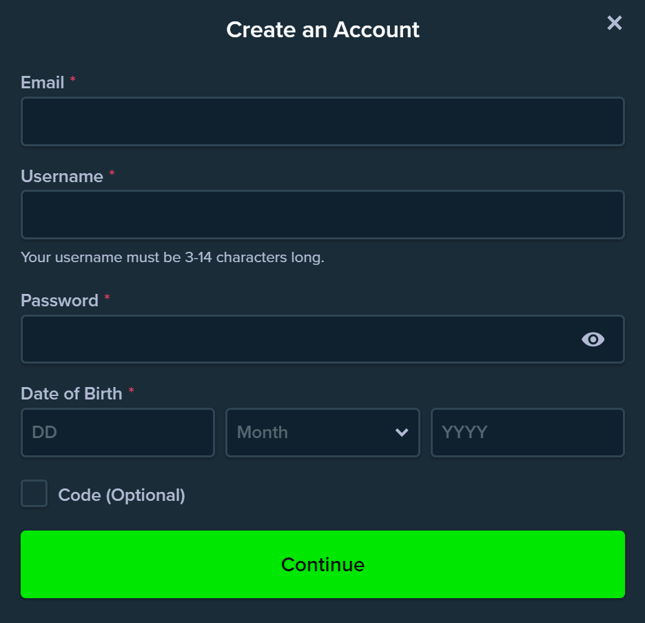 Stake Sign 🛡️ Register on the Official site in 1 click